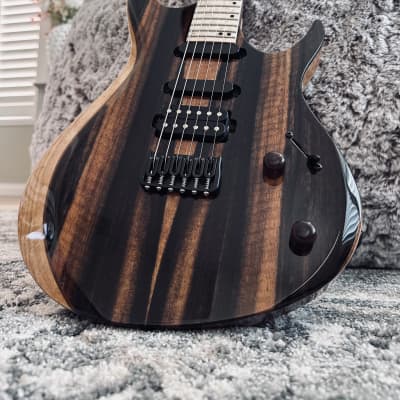 Kiesel A2 - mastergrade Flamed royal ebony | Reverb
