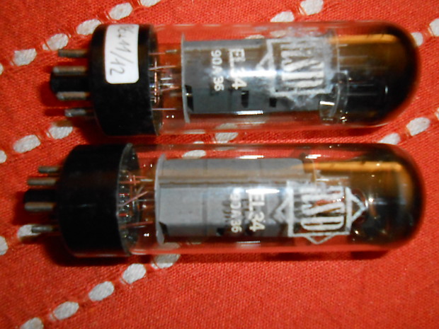 RSD EL34 début 80's | Reverb