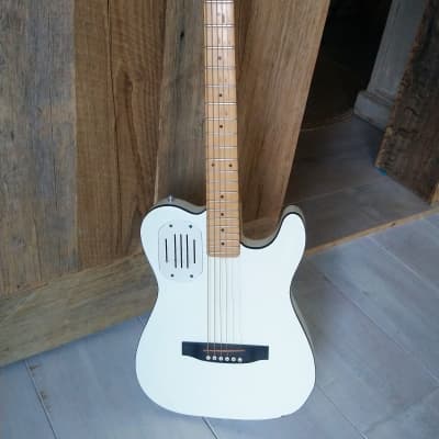 Godin Acousticaster L.R. Baggs Model 1980 1980s - Weiß | Reverb