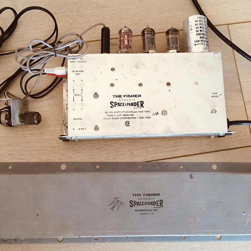 Fisher Space Expander tube spring reverb 1950s - serviced | Reverb