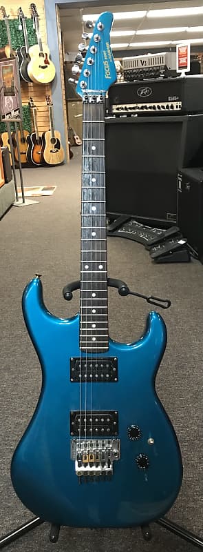 Kramer Focus 2000 1980's - Metallic Teal Blue | Reverb