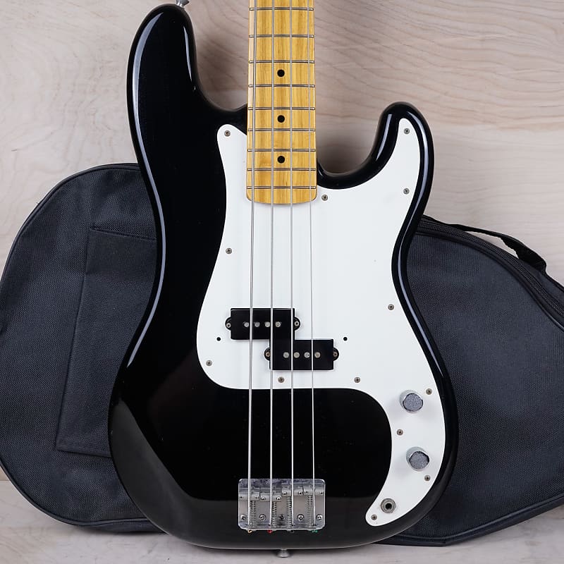 Fender PB-57 Precision Bass Reissue CIJ 1999 Black - Bowed | Reverb