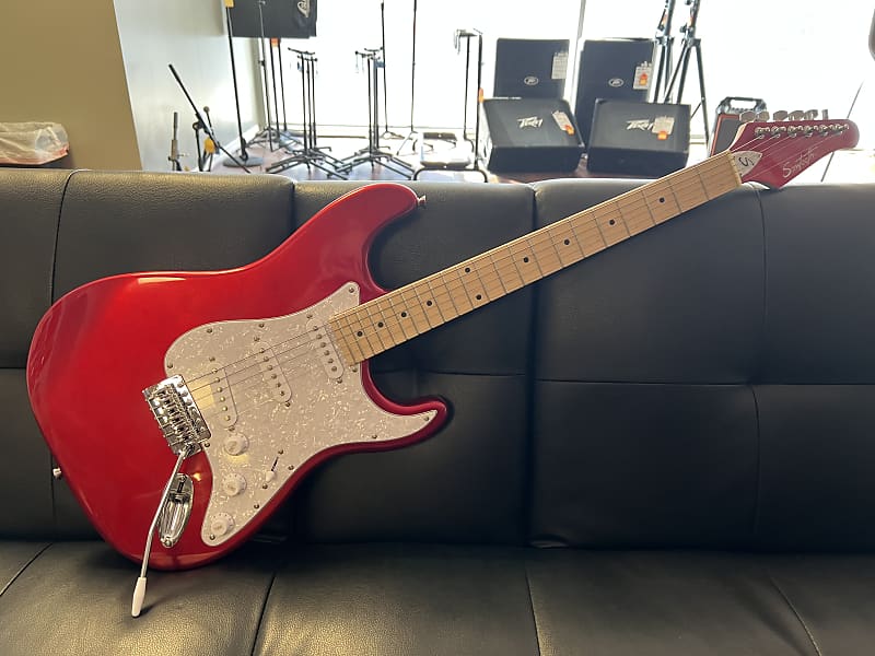 Sawtooth ES Strat - Candy Apple Red | Reverb