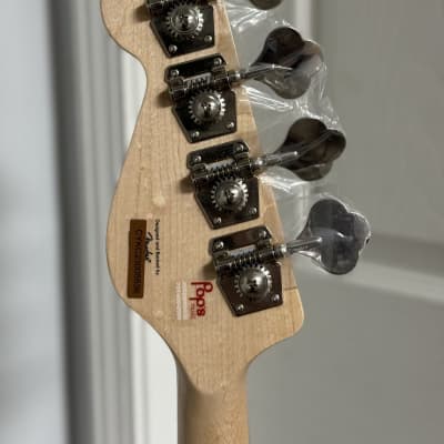 Squier Paranormal Rascal Bass HH - Shell Pink | Reverb