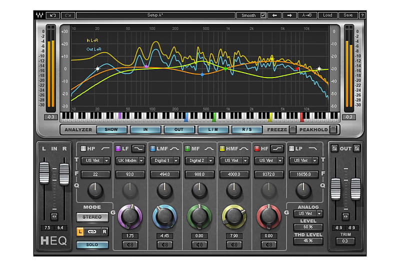 Waves H-EQ Hybrid Equalizer (Download) | Reverb Australia