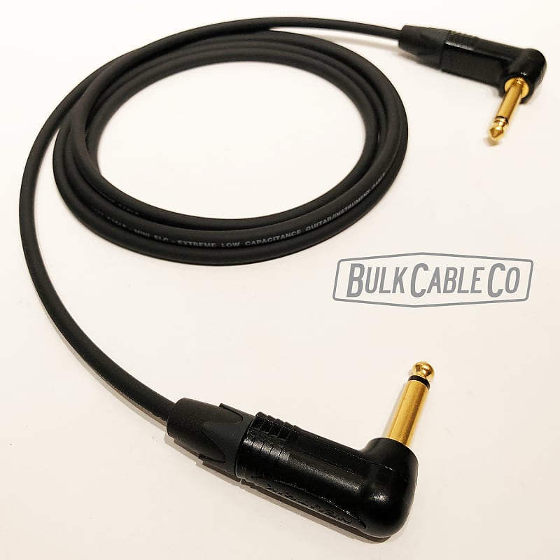 8 FT - Lava Mini ELC Guitar Cable - Neutrik NP2RX-B Right | Reverb UK