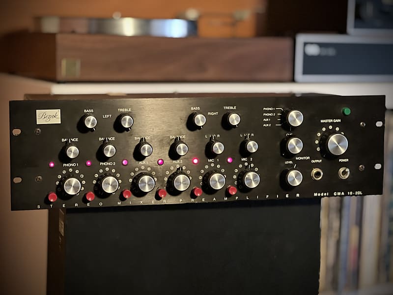 Bozak CMA-10-2DL Stereo Rotary DJ Mixer / Phono | Reverb UK