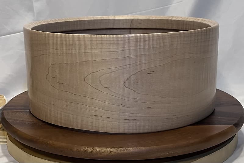 Famous Drum Company 6x14” Steam-Bent, Single-ply, Solid Curly | Reverb