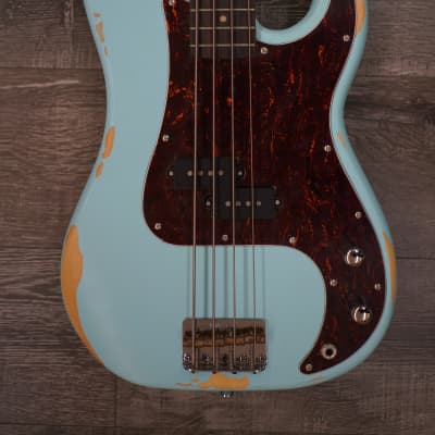 Handcrafted P Bass 2021| Gloss Neapolitan Ice Cream| New | Reverb