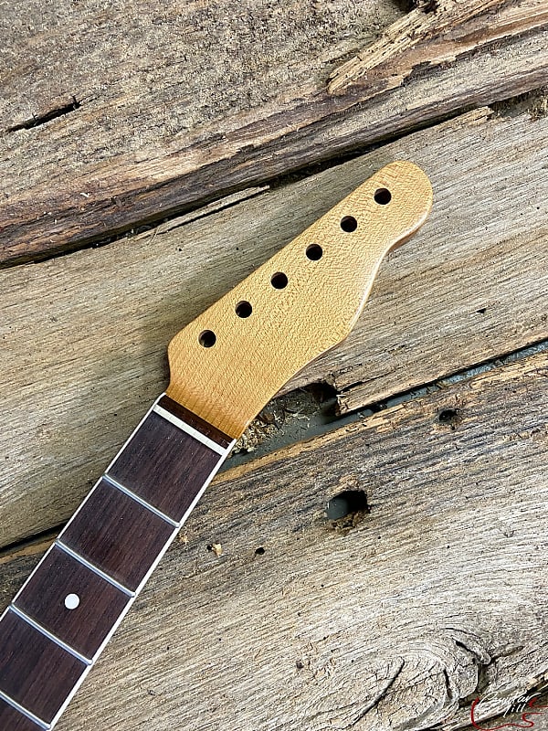 Guitar Mill T-Style Replacement Neck / 2 pc. Roasted 1/4 Sawn | Reverb