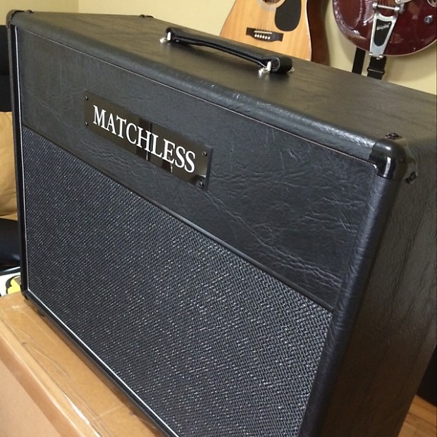 Matchless ESD 2x12 Cabinet Cab 2013 Black/silver | Reverb
