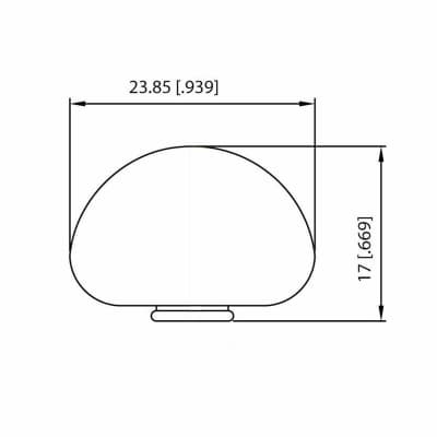 NEW (6) Grover Replacement Large Domed Buttons w/ Screws for | Reverb