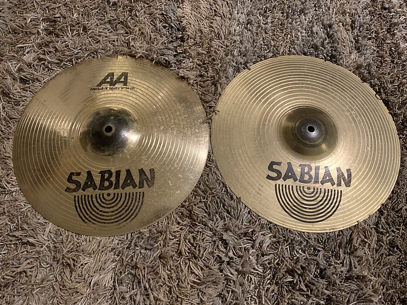 Sabian AAX Metal-X 14” Hi-Hats | Reverb