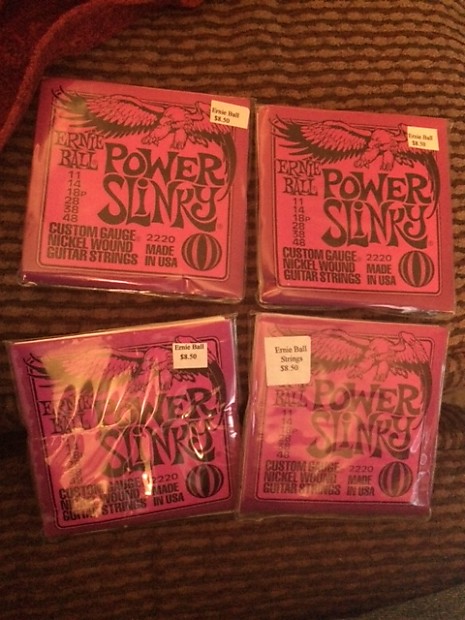 Ernie Ball Power Slinky 4 Brand New sets of Electric | Reverb UK