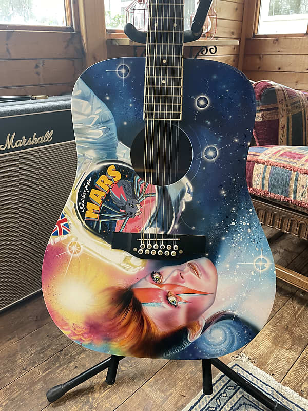 Takamine 12 string custom Early 80s - Hand painted | Reverb
