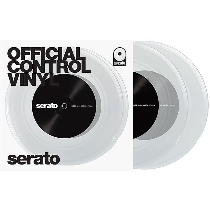Serato Performance Series 7 inch Clear (Pair) vinyle timecodé | Reverb