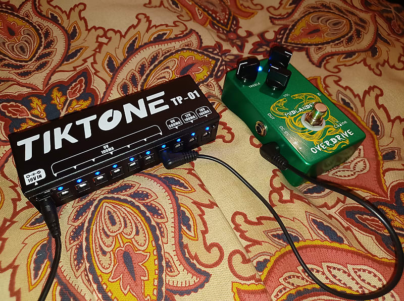 Caline Midlander Overdrive Guitar Pedal + Isolated Power | Reverb