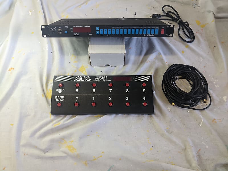 ADA MP-1 Guitar Preamp & MPC MIDI Footswitch with/ Phantom | Reverb