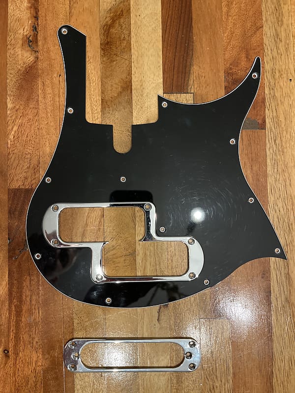 Yamaha BB414 2007 - Black Pickguard $ Chrome Pickup Rings | Reverb