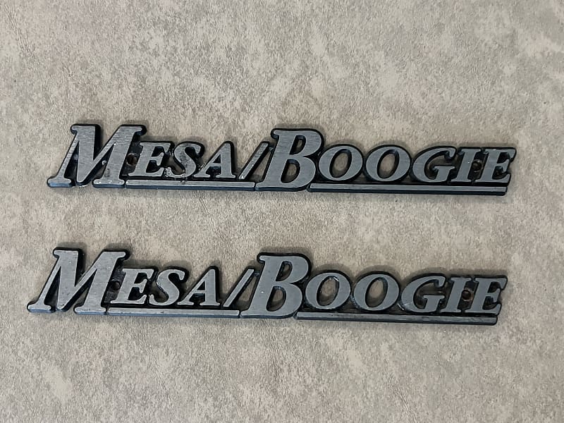 Metal Mesa Boogie Logo panels | Reverb