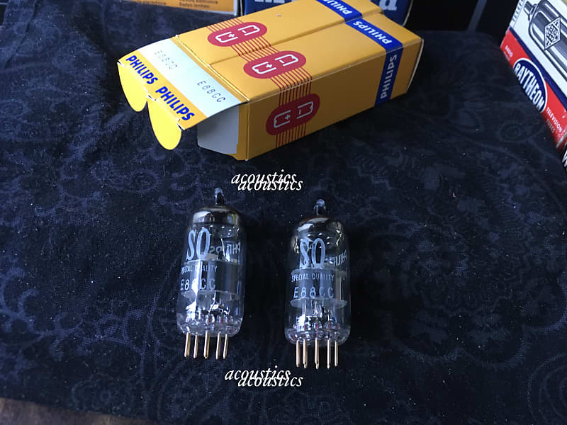 1 (x) NOS Mullard E88CC / 6922 Gold Pin Tube | Reverb