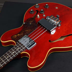Epiphone Rivoli Rivoli 2 Bass 1967 Cherry | Reverb