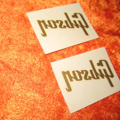 Gibson Logo Decal Set of 2 for Refinishing Gibson Guitars | Reverb