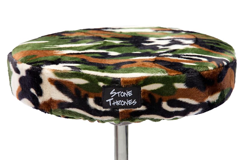 Stone Thrones DRUM SEAT COVER Camouflage / Large | Reverb Australia