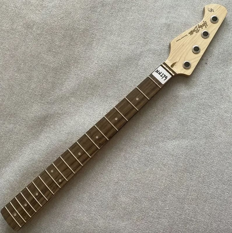 Harley Benton Left Handed Mini 4 String Bass Maple Neck, | Reverb UK