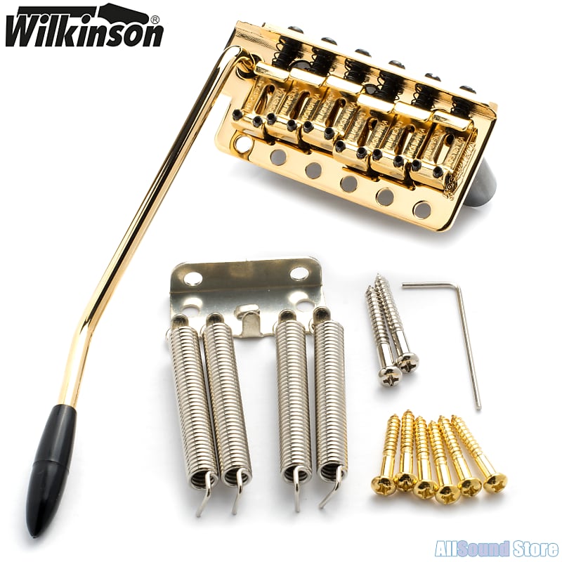 WILKINSON WVCSB STEEL BLOCK 6-Hole Tremolo Bridge for Vintage | Reverb