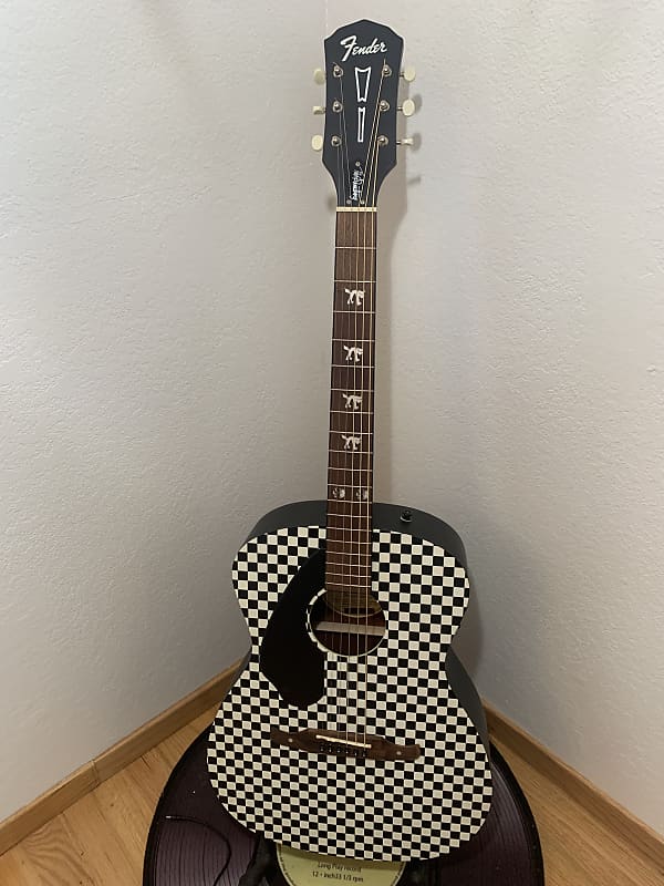 Fender Tim Armstrong Hellcat Checkerboard Left-Handed | Reverb