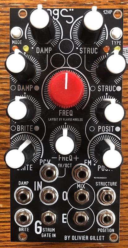 Blue Lantern Rings Eurorack (clone) Matte Black 12HP | Reverb