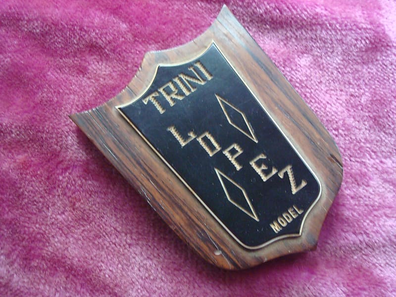 Vintage 1960's Gibson Trini Lopez Tailpiece Plaque Custom | Reverb UK