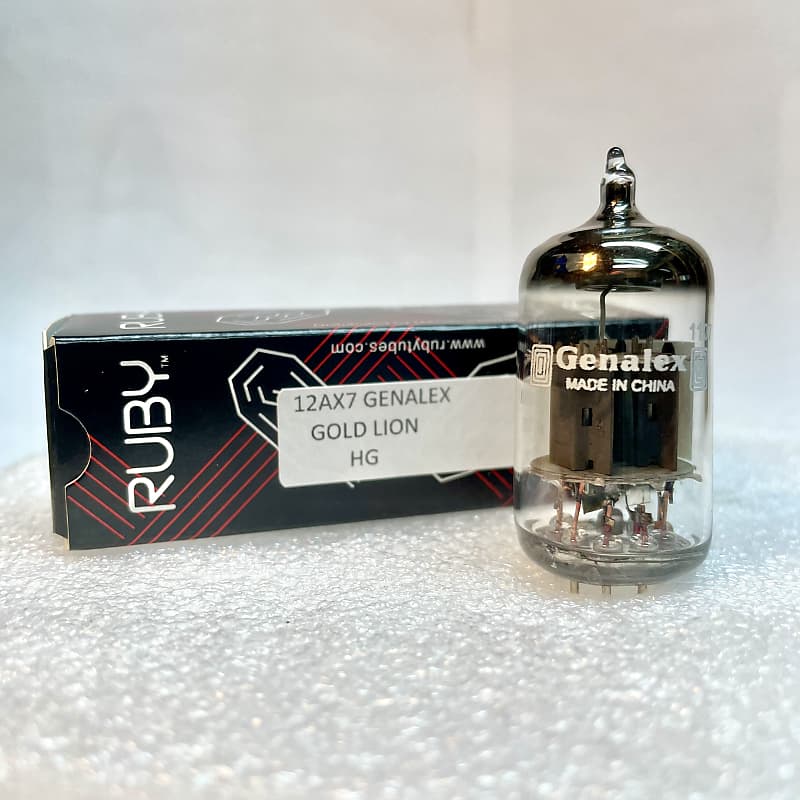 Genalex - Ruby 12AX7 / ECC83 Gold Lion HG Preamp Tube | Reverb