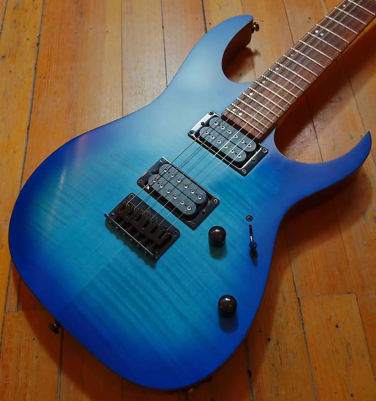 Ibanez RG6003FM Electric Guitar Flat Sapphire Blue 2018 | Reverb