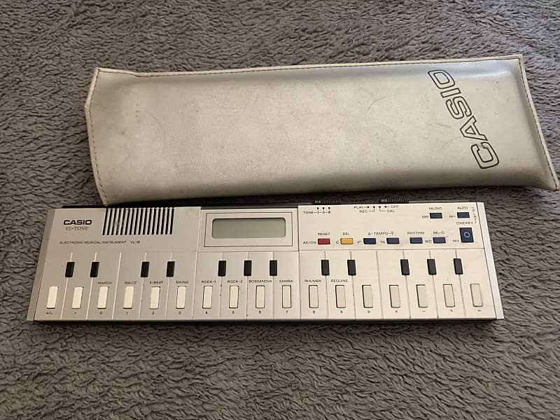 Casio VL-10 1980s Silver Electronic Keyboard | Reverb