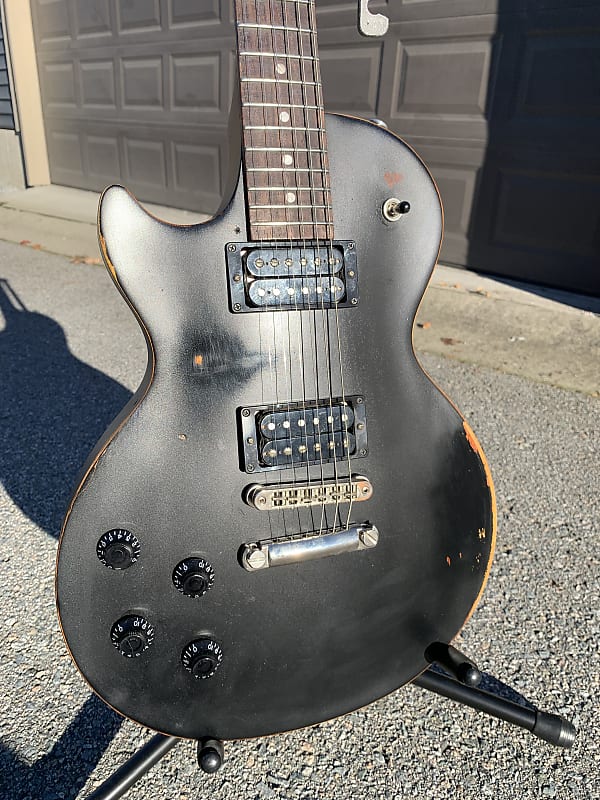 Left Handed Gibson Les Paul Relic Black 2018 | Reverb