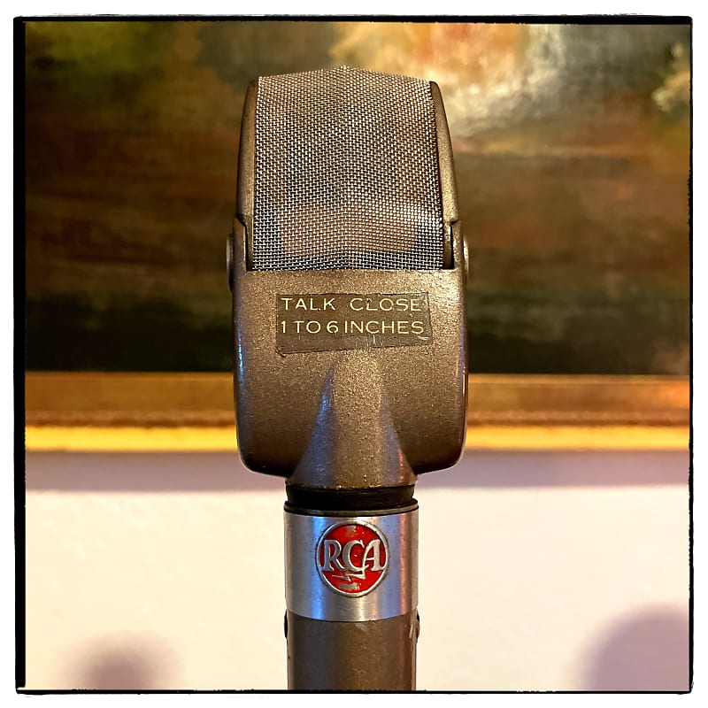 RCA Vintage KB-2 Low Imp. Ribbon Microphone 50s w/RCA KS-5A | Reverb