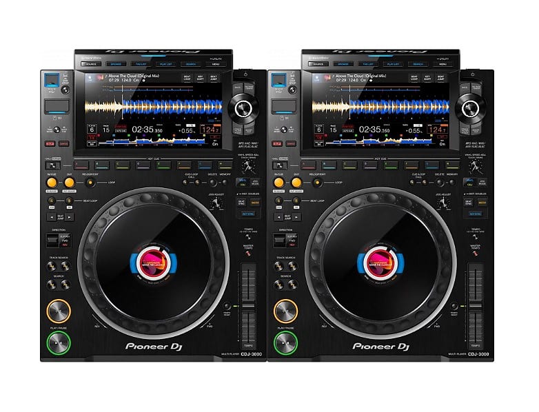 Pioneer CDJ-3000 Pair, High-Resolution Pro-DJ Multiplayer in | Reverb