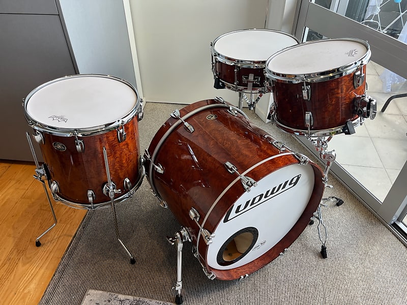 Ludwig Legacy Classic Exotic Maple 2011 - African Waterfall | Reverb