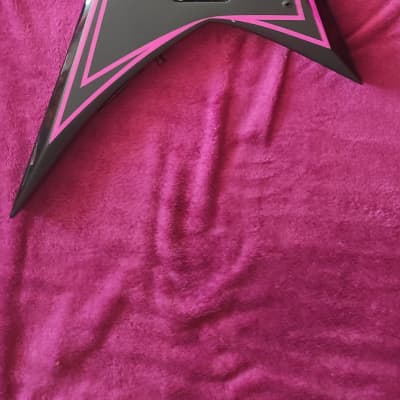 Edwards E-AL-166 Pink Sawtooth Alexi Laiho Signature | Reverb