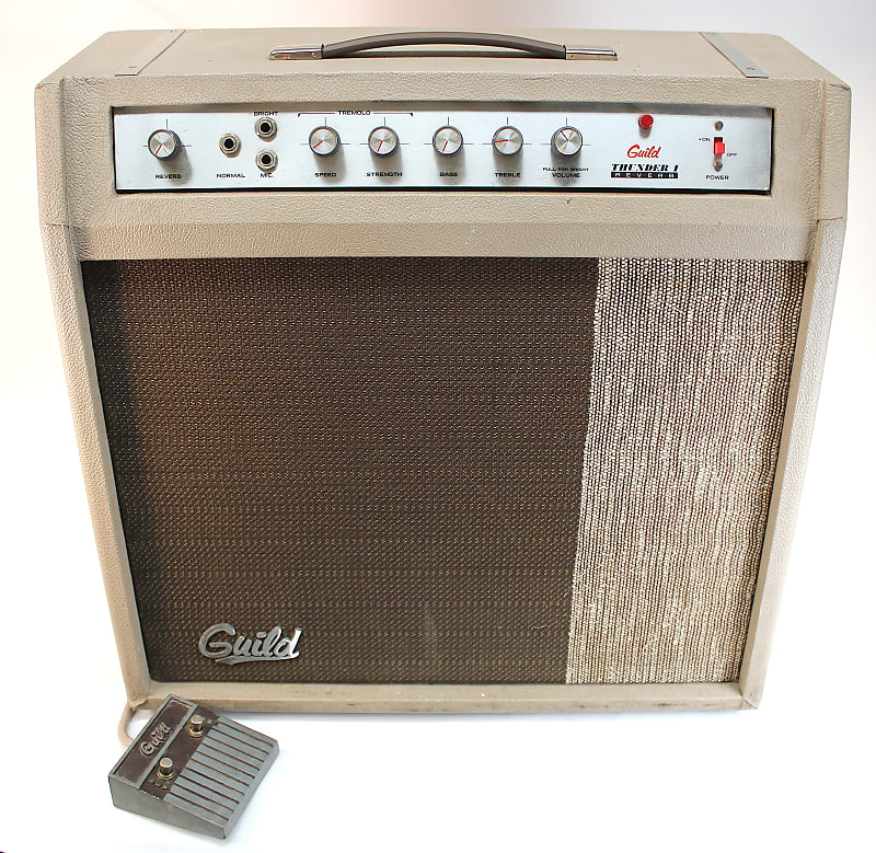 Vintage Guild T1-RVT Thunder 1 Reverb Guitar Amplifier • 1966 | Reverb