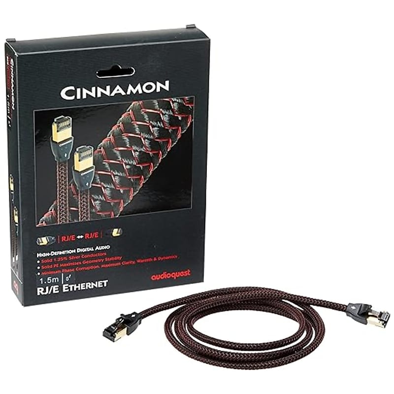Audioquest: Cinnamon RJ/E Ethernet Cable 1.5M | Reverb