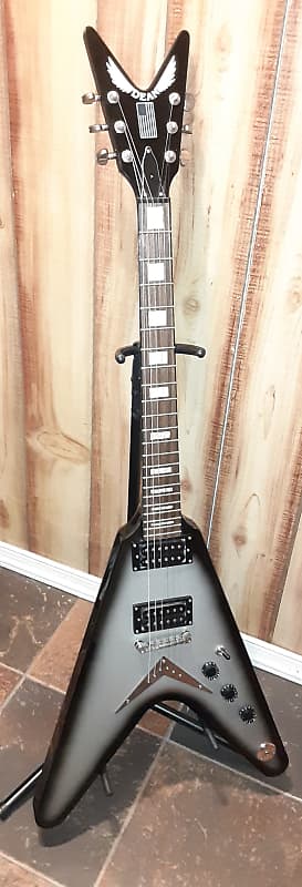 Dean V 79 Custom Silverburst Flying V 6 String Electric | Reverb