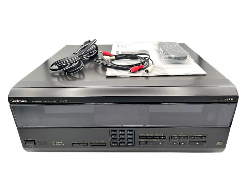 Vintage Technics SL-MC7 Compact 110 CD Changer Working with | Reverb