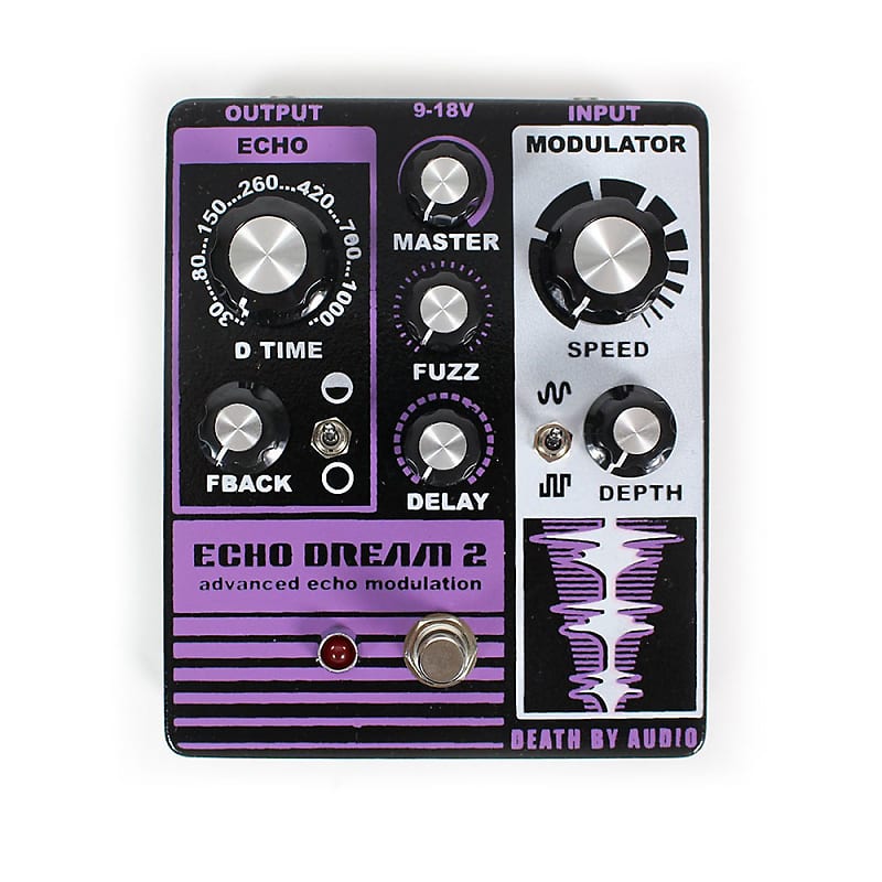 Mint Death by Audio Echo Dream 2 Echo Modulation Guitar | Reverb
