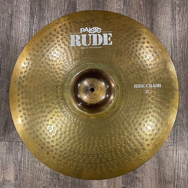 Paiste 21" RUDE Ride/Crash 2880g cymbal | Reverb