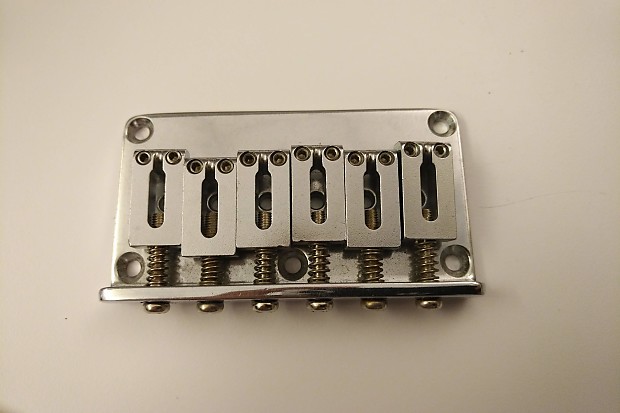 Gotoh Hard-tail Bridge Satin Chrome | Reverb
