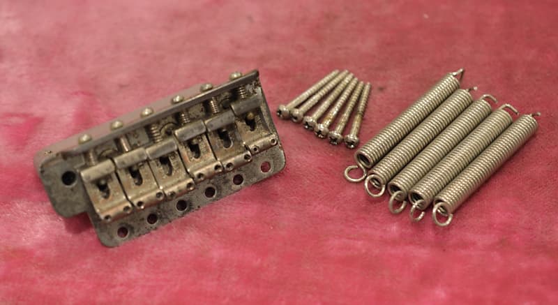 Vintage Pre-CBS Fender Stratocaster Tremolo Unit 1950's thru | Reverb