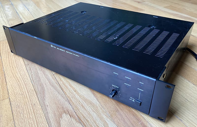 Toa P-912MK2 120W power amplifier with U-03S input module | Reverb
